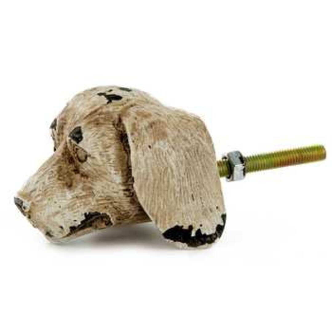 Retro Dog Drawer Pulls Drawer Bin Pull Metal Knob Furniture Handle ...