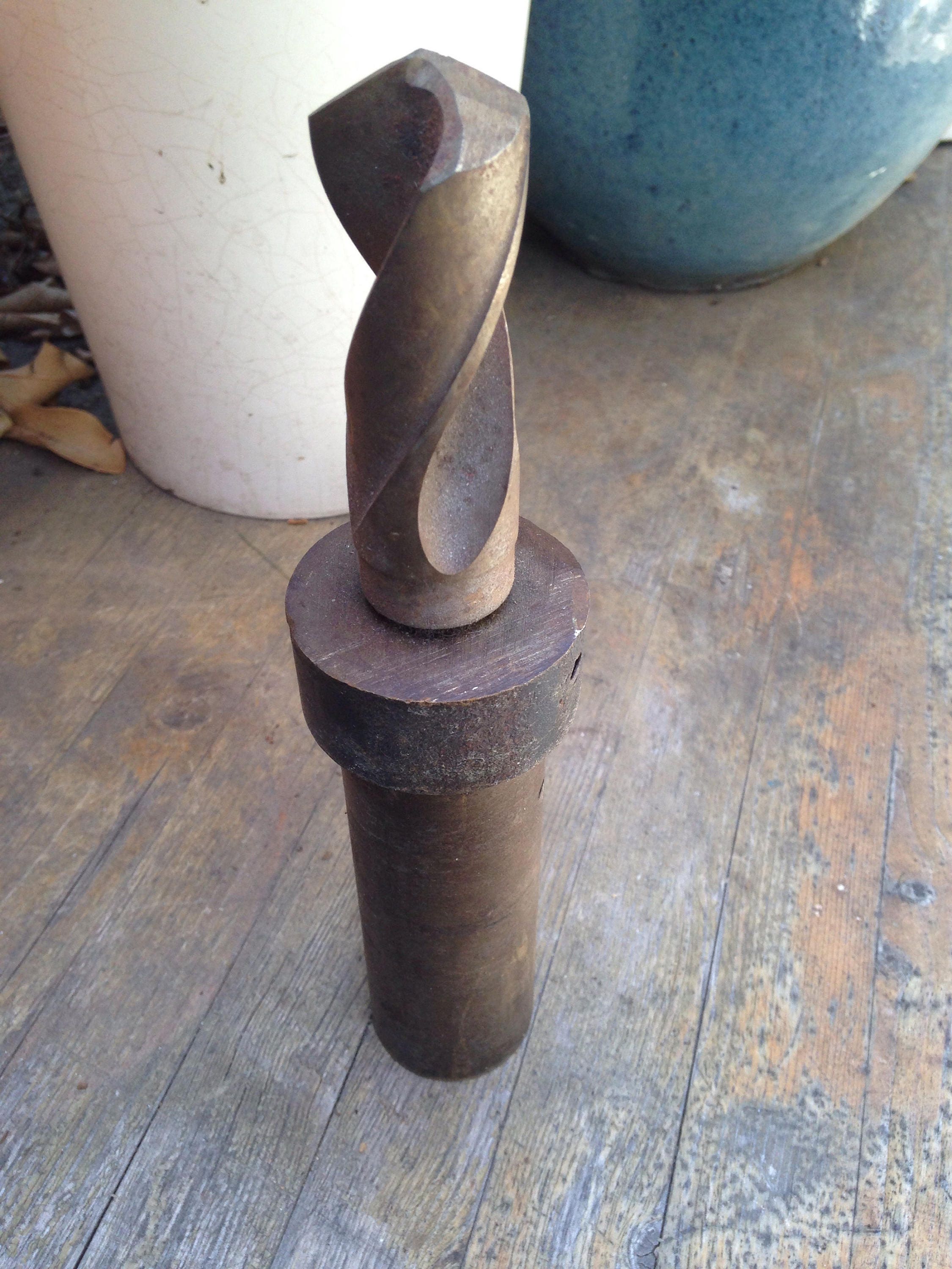 Large One Inch Drill Bit Industrial Factory Salvage Large | Etsy