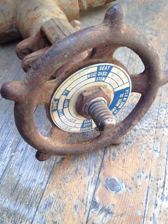 Heavy Cast Iron Industrial Wheel and Shut off Valve Industrial - Etsy