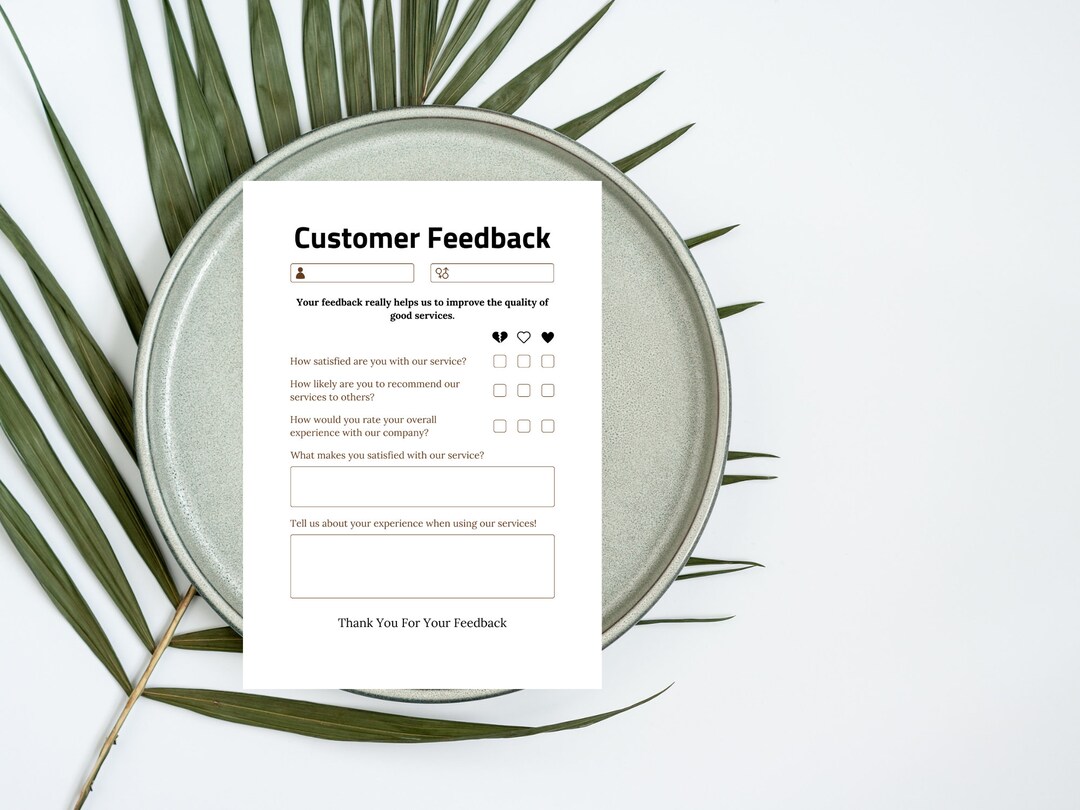 White Illustration Feedback Form - Capture Feedback With Simplicity and ...