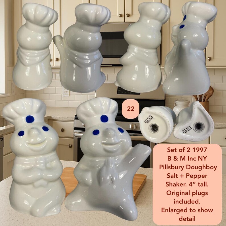 Vintage Pillsbury Doughboy Month Figurine in Original Box & Other ...