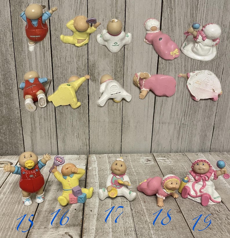 80s Mini Cabbage Patch Kids PVC Figure - YOU CHOOSE - Vintage Toy | 03 - Etsy