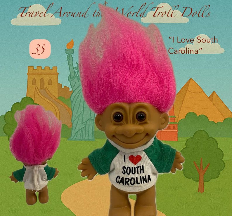 90s Troll Dolls - Travel Around the World With Russ | Vintage Toy Gifts ...