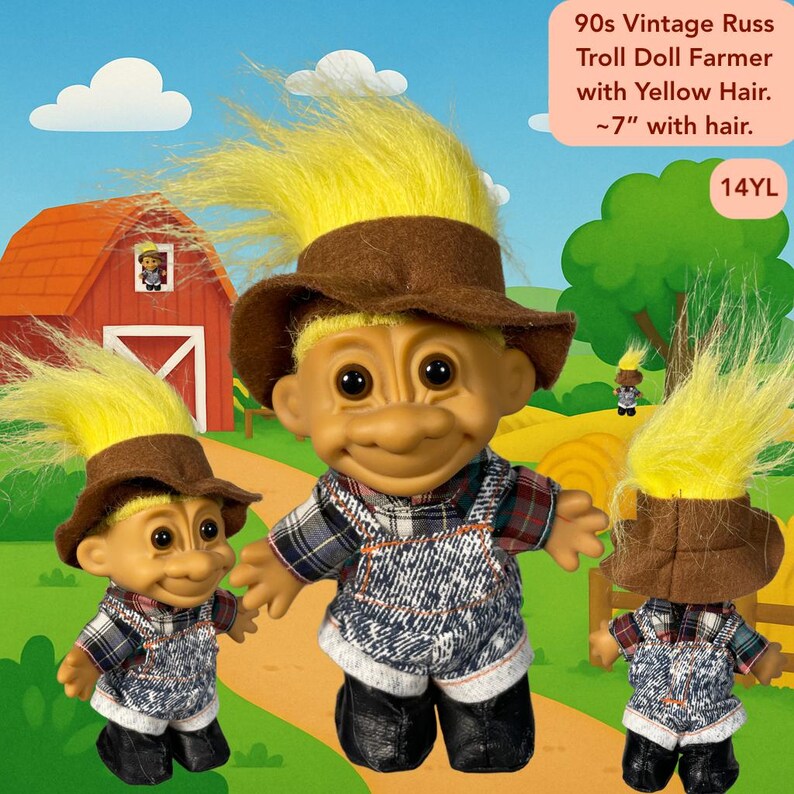 90s Vintage Russ Troll Doll - Choose Your Career Professional Jobs | 1 ...