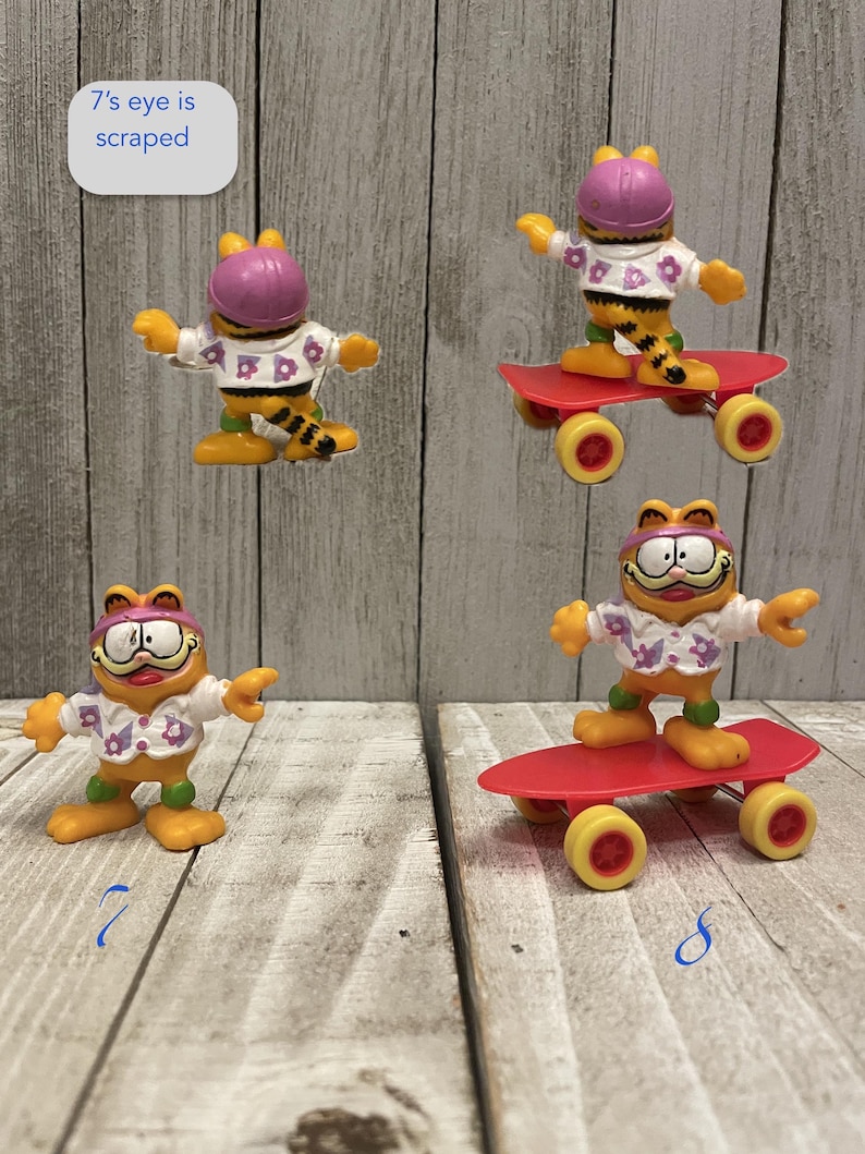 Vintage 1989 Garfield Mcdonald's Happy Meal Toy | You Choose - Etsy