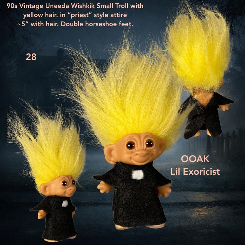 90s Vintage Troll Dolls - Uneeda Wishnik | YOU CHOOSE | Double ...