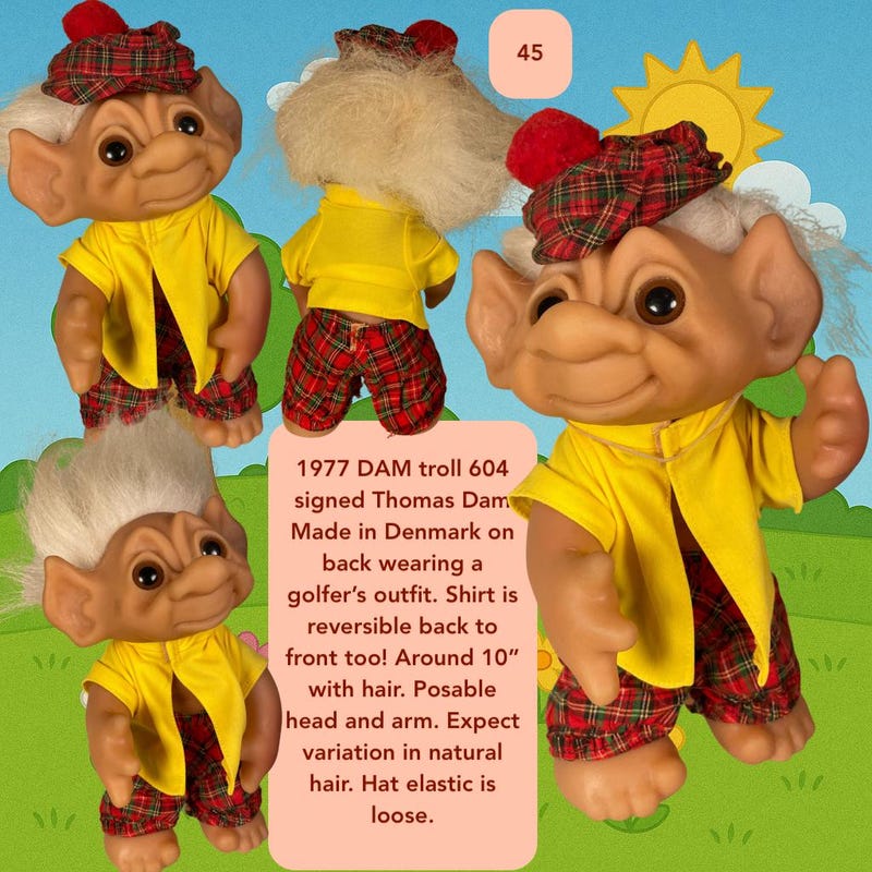Rare Thomas Dam Troll - Etsy