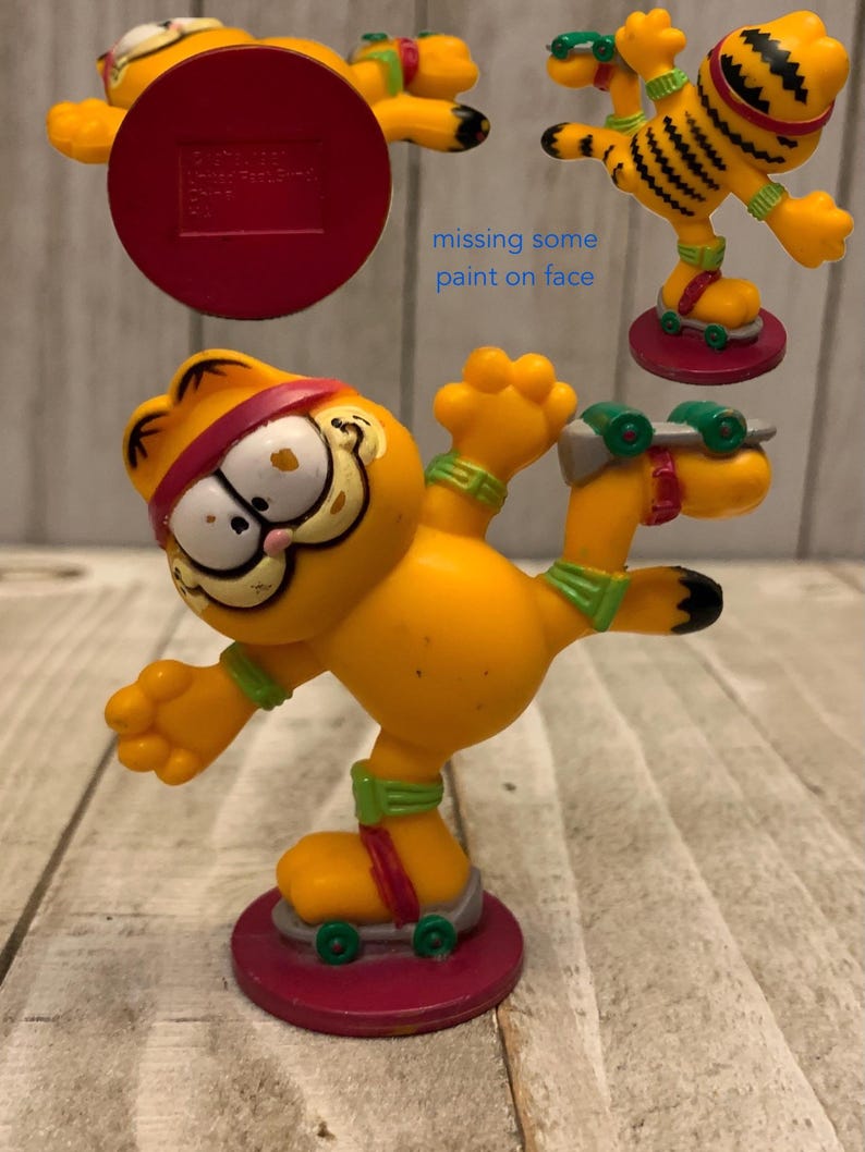1981 Vintage Garfield Toy - Heavy Plastic 80s Toys | You Choose ...