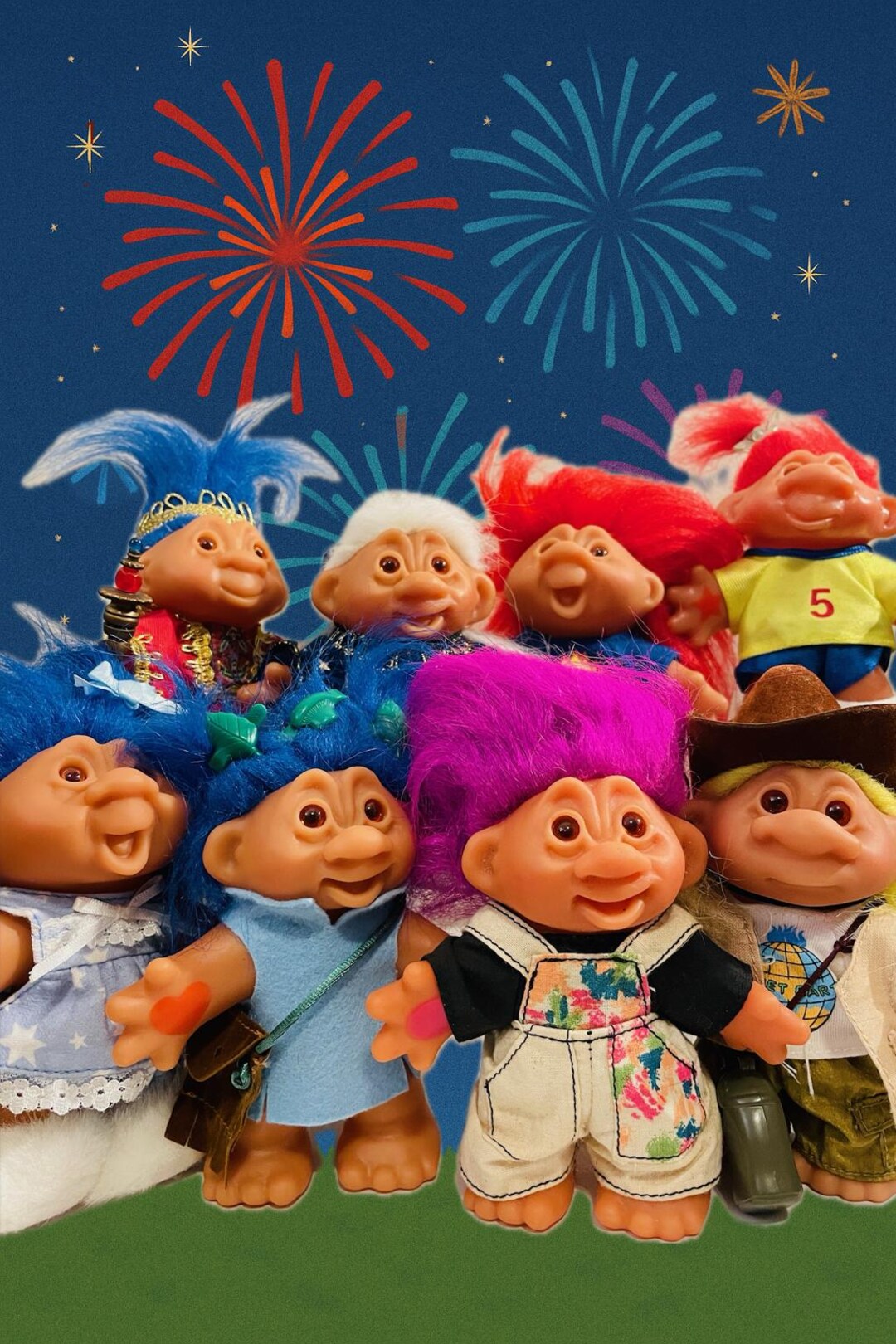 Y2K DAM Troll Doll Totally Troll Vintage Toys - Etsy