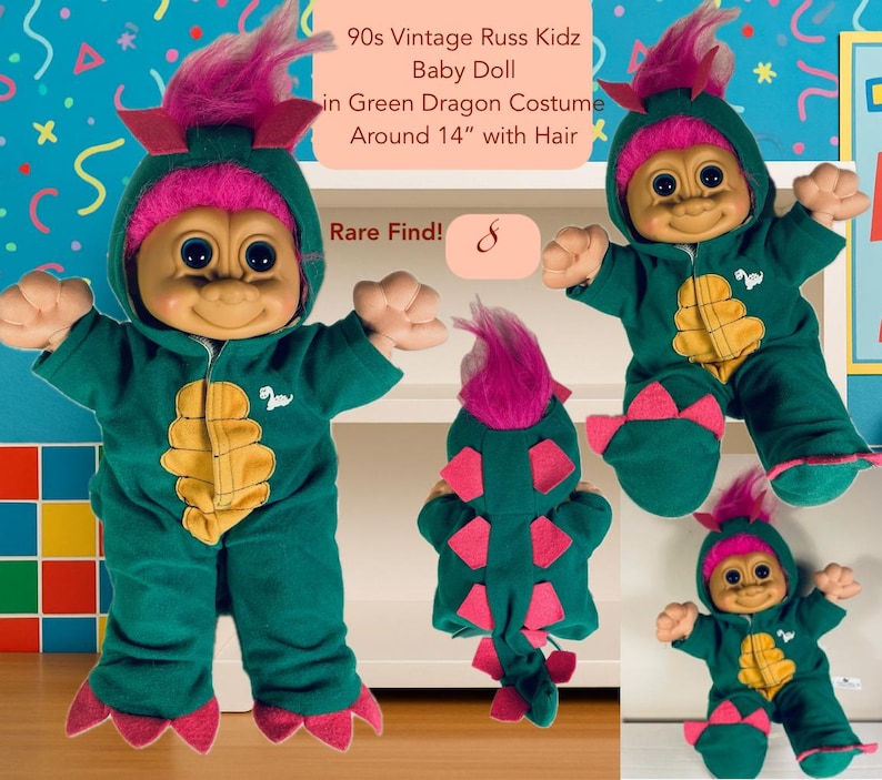 Large Vintage Russ Troll Kidz Baby Dolls 14" | CHOOSE Your FAVES - Etsy