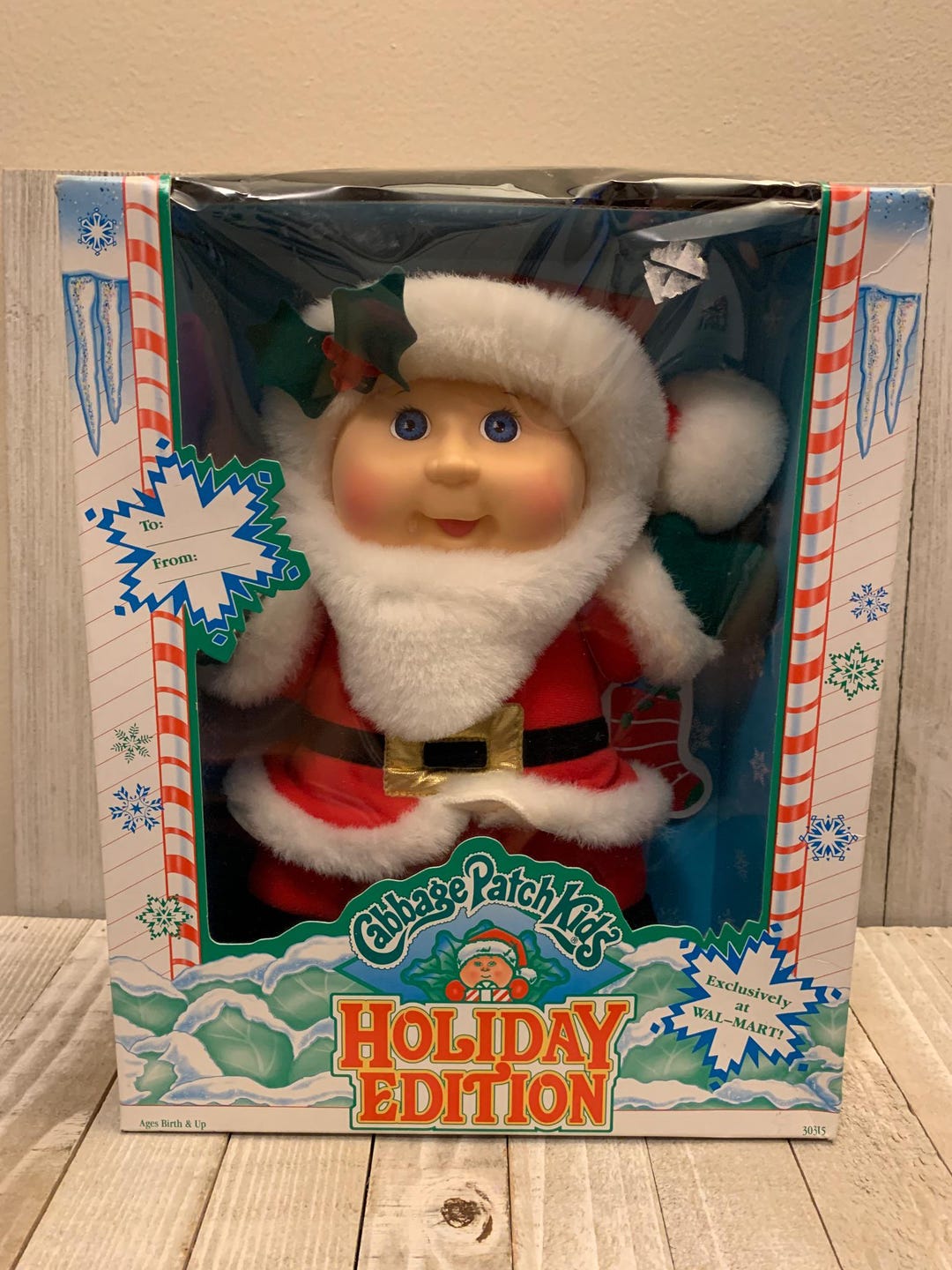 11" 1992 Cabbage Patch in Santa Suit Holiday Edition Walmart Exclusive ...