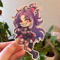 Vshojo Vtuber Ironmouse Zentreya Projekt Melody & More Die-cut Vinyl ...
