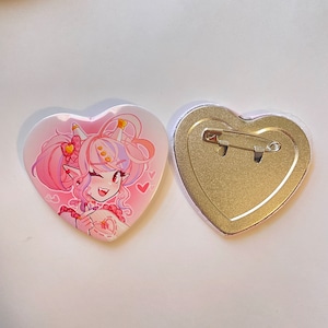 IRONMOUSE Heart Button - Etsy