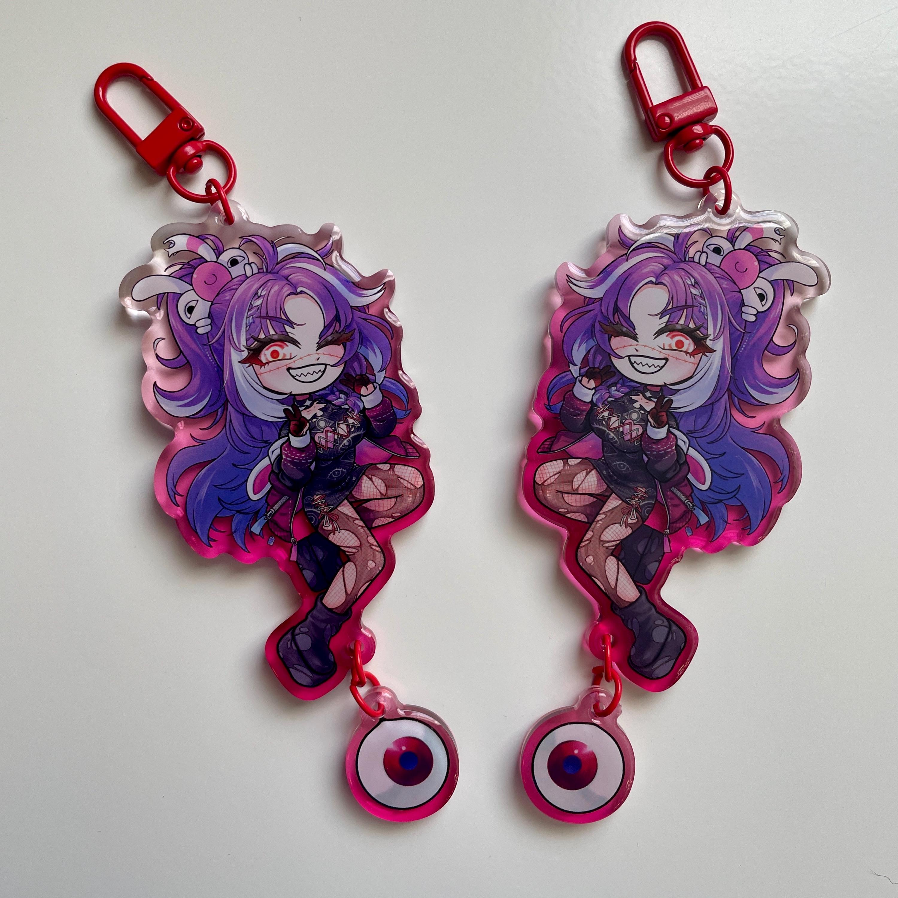 MICHI MOCHIEVEE 4" Acrylic Keychain - Etsy