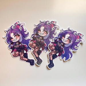 MICHI MOCHIEVEE VSHOJO 5" Vinyl Stickers - Etsy