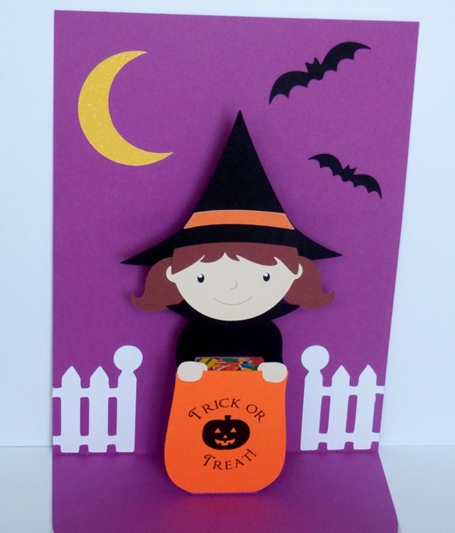 Pop up Halloween Card Handmade Personalized Halloween Card - Etsy