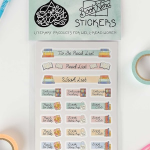 Bibliophile Sticker Pack Book Stack Bookish Stickers for Book Lover ...