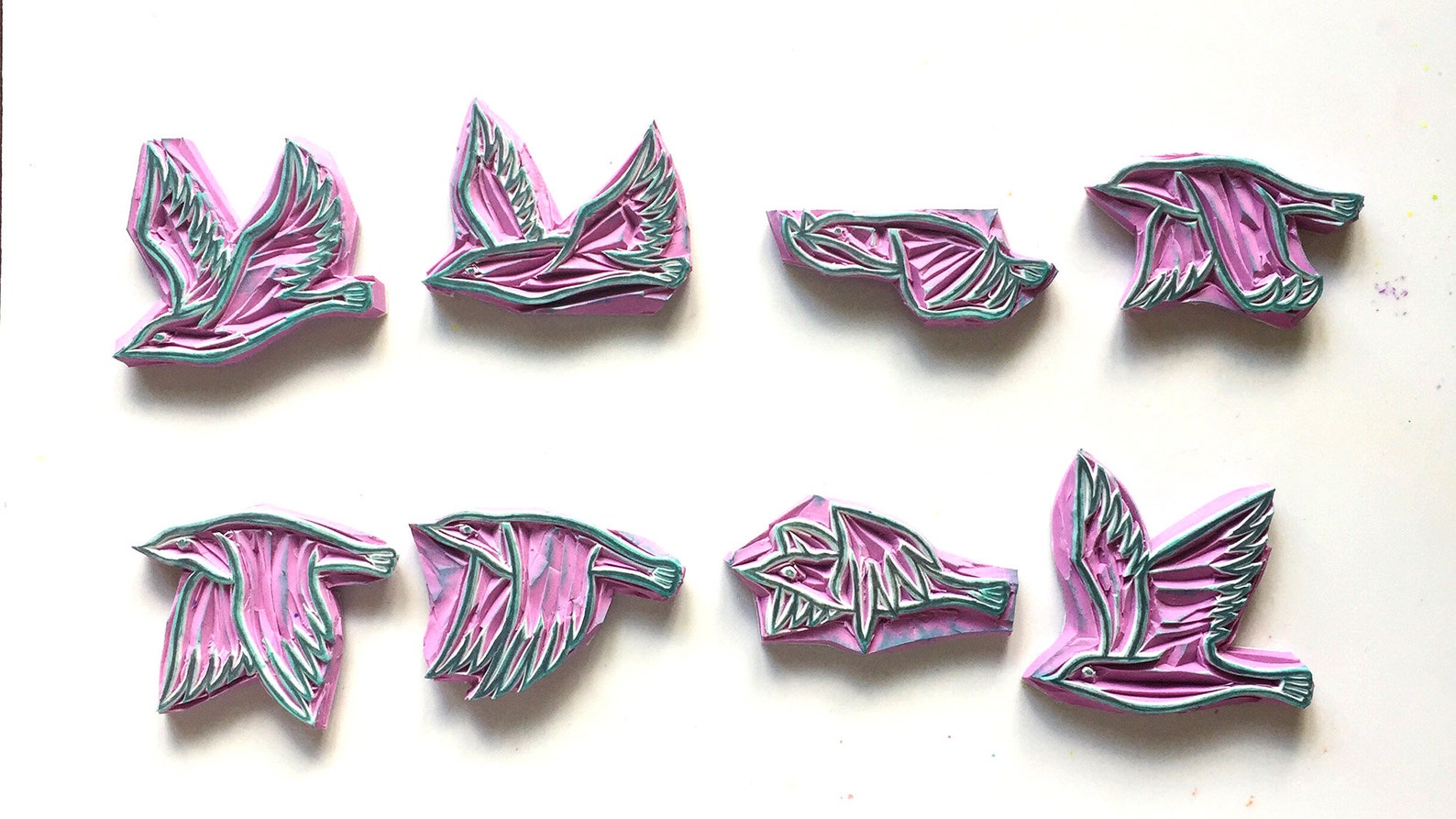 Handmade Flip book Bird Flying Sequence Template DIY at your | Etsy