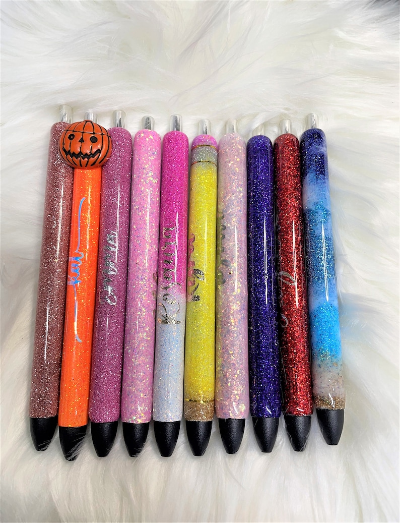 Glitter Pens Down Syndrome Pen-custom Pens-teacher Pen - Etsy