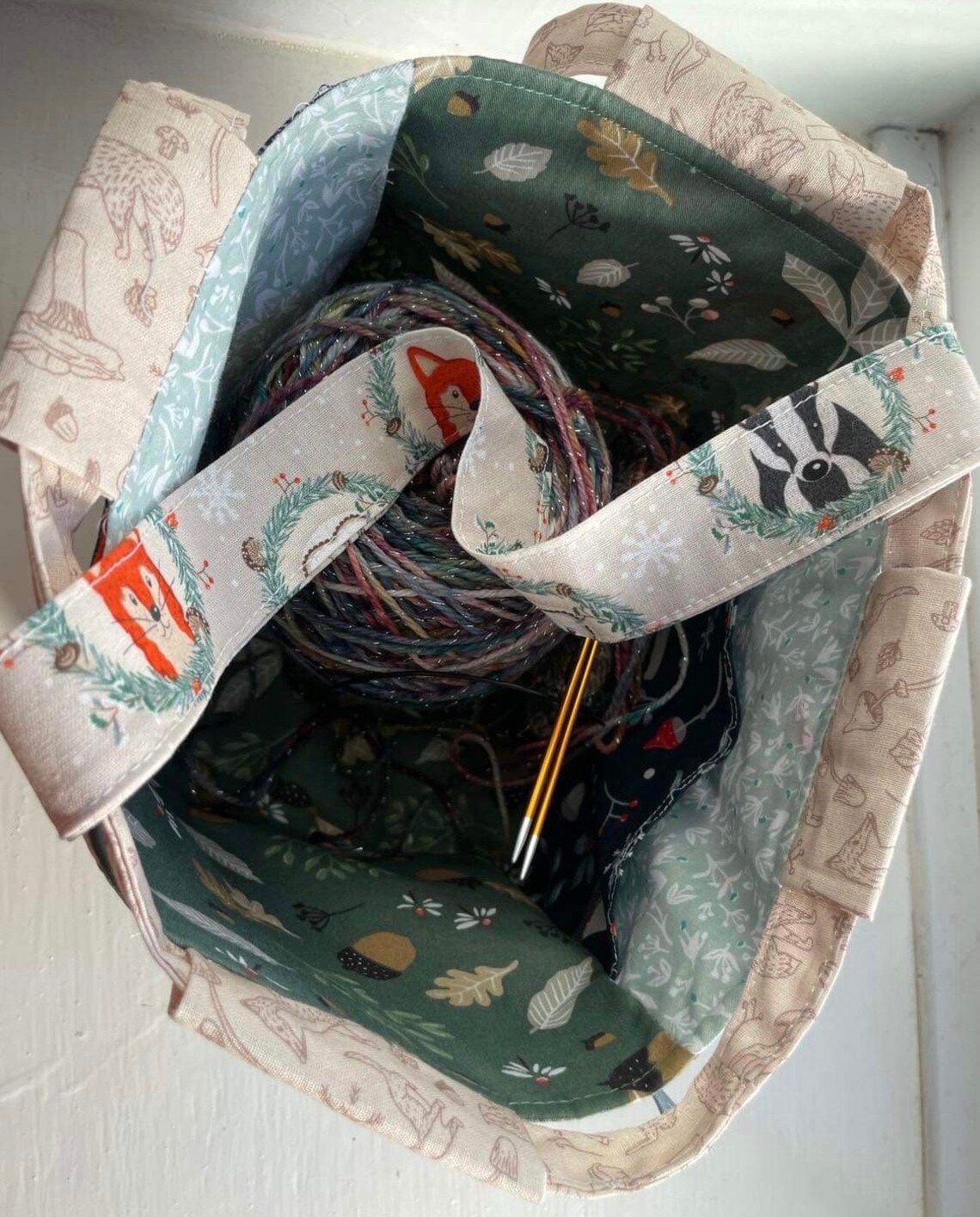 A Woodland Animals Japanese Rice Bag - Etsy