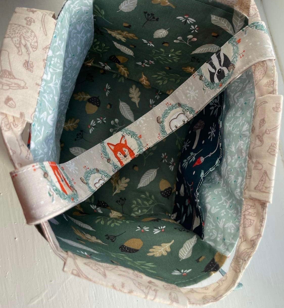 A Woodland Animals Japanese Rice Bag - Etsy