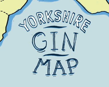 Illustrated Yorkshire Gin Map - Etsy