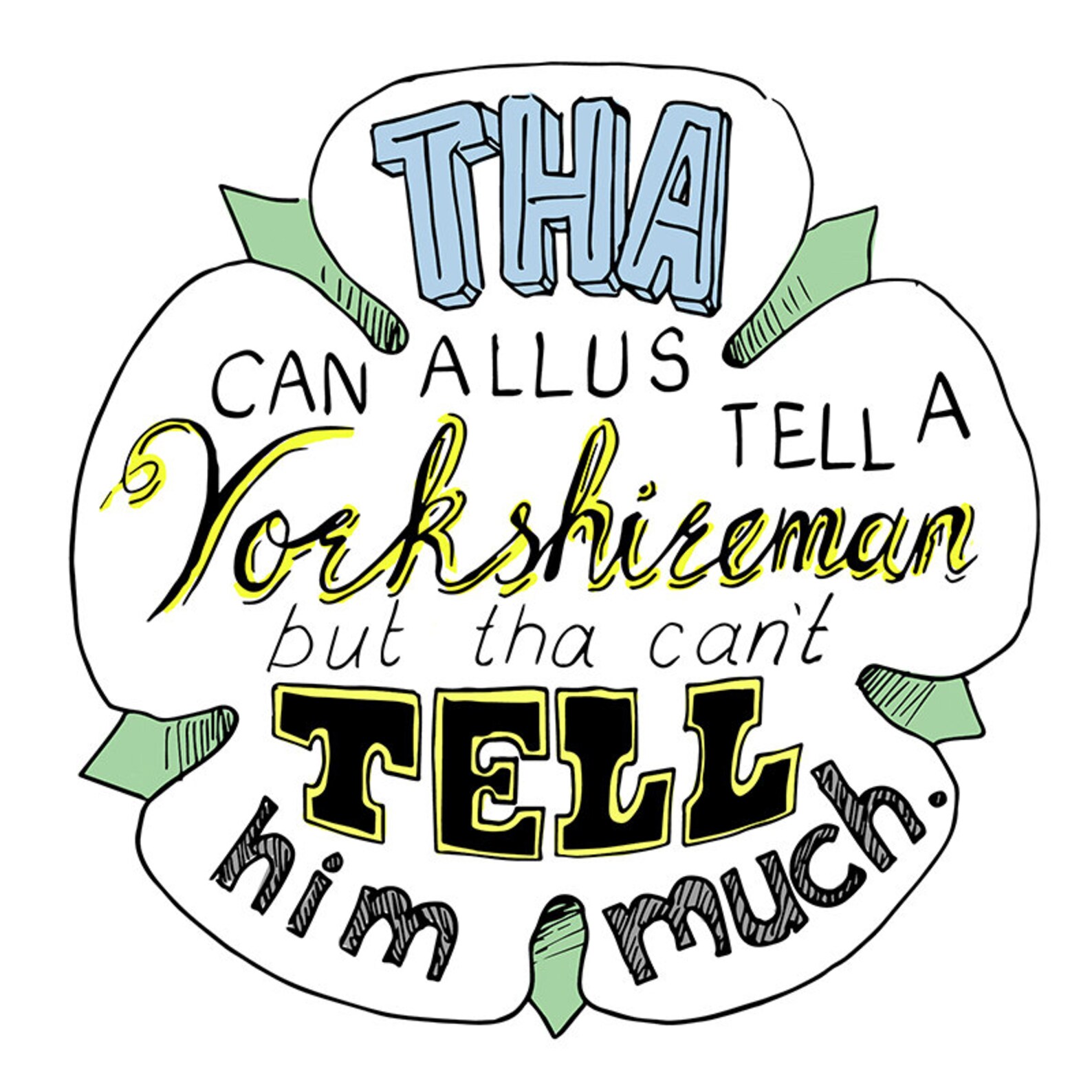 Yorkshire Rose Motto T-shirt - Etsy