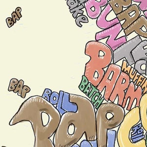 British Bread Map UK - Etsy