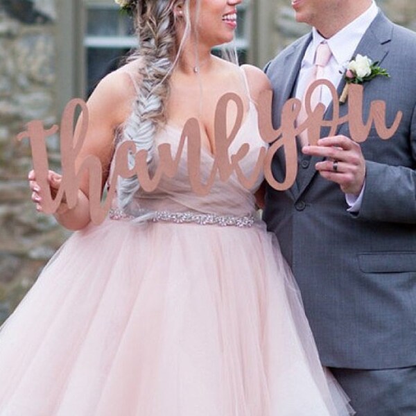 Thank You Photo Prop - Etsy