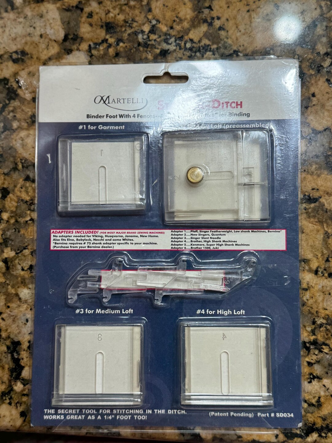 Martelli Stitch-n-ditch Seam Guide and Binding Foot - Etsy