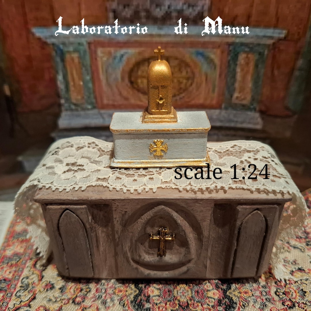 Dollhouse Tabernacle, Miniature Altar, 1:24 Scale - Etsy