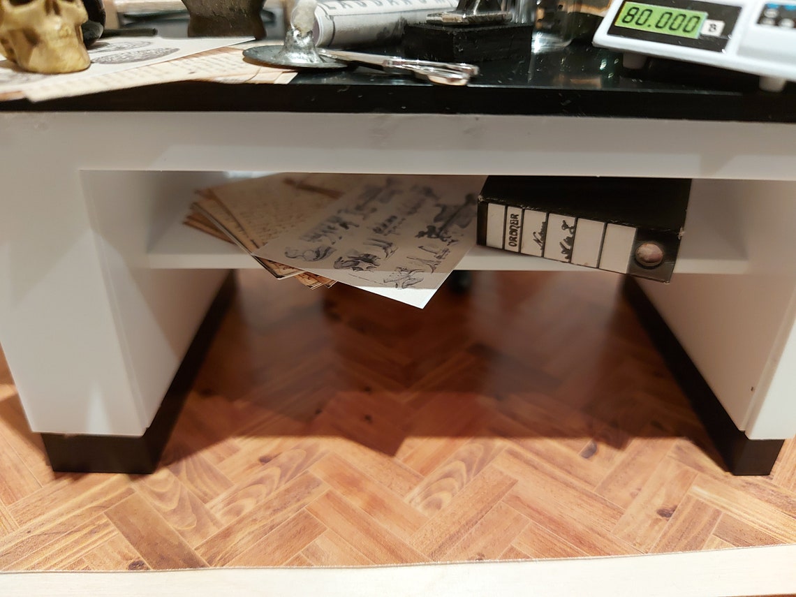 Dollhouse Chemistry Laboratory Miniature Laboratory Table - Etsy