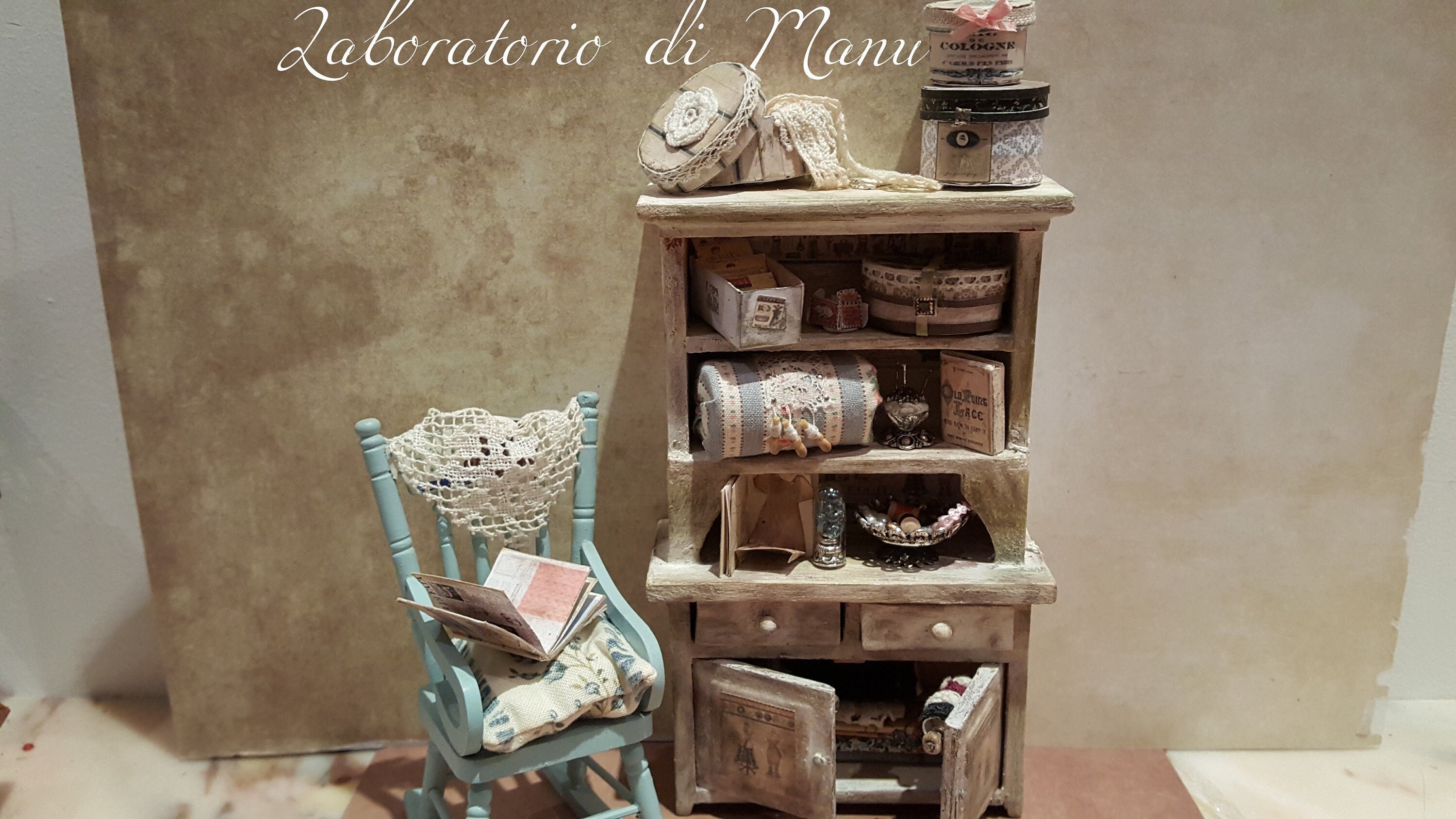 Dolls Toys & Games Dollhouse Miniature Auxiliary haberdashery with ...