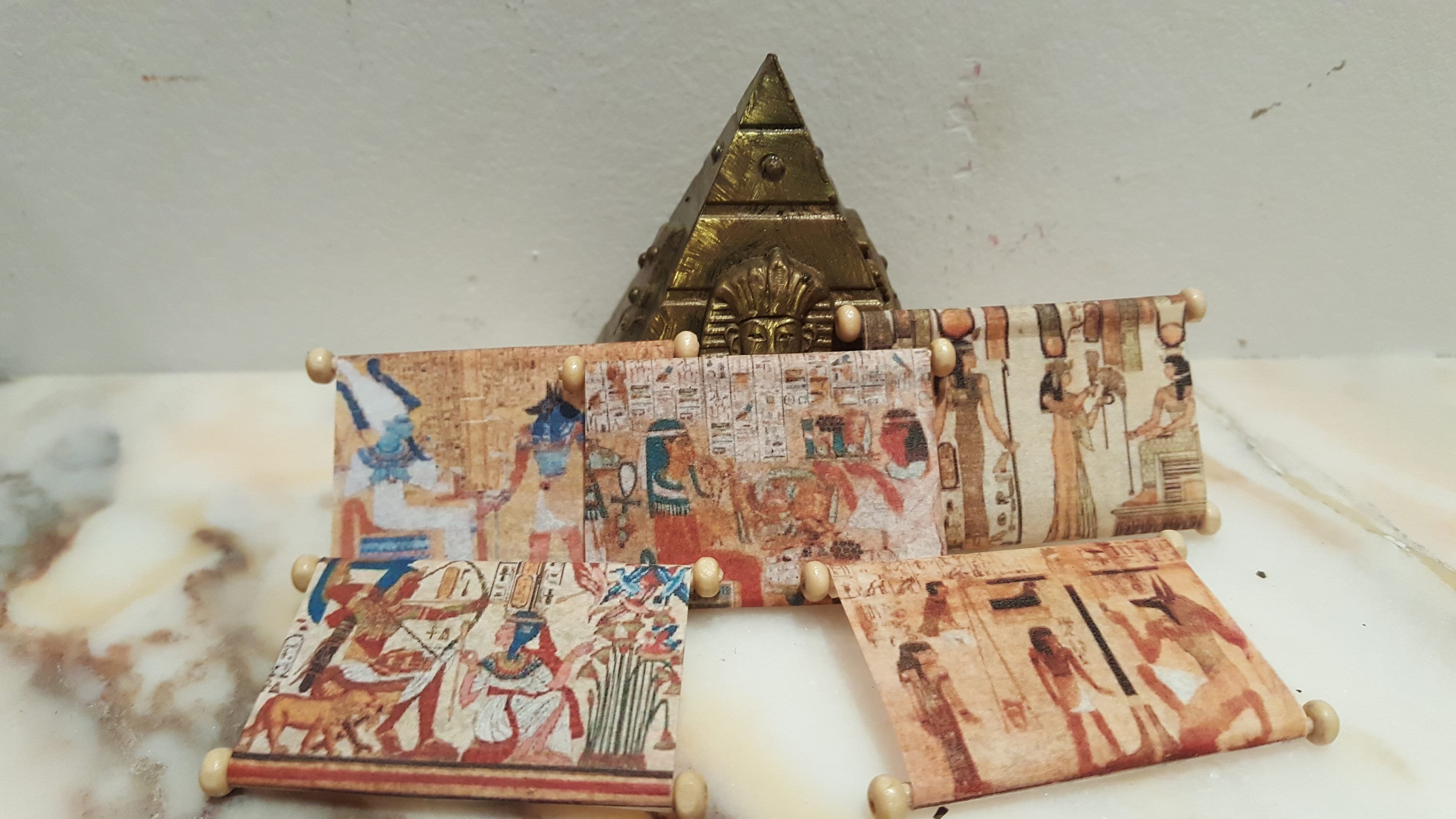 Dollhouse Scroll Egyptian, Miniature Archeology, Ancient Egypt, 1:12 ...