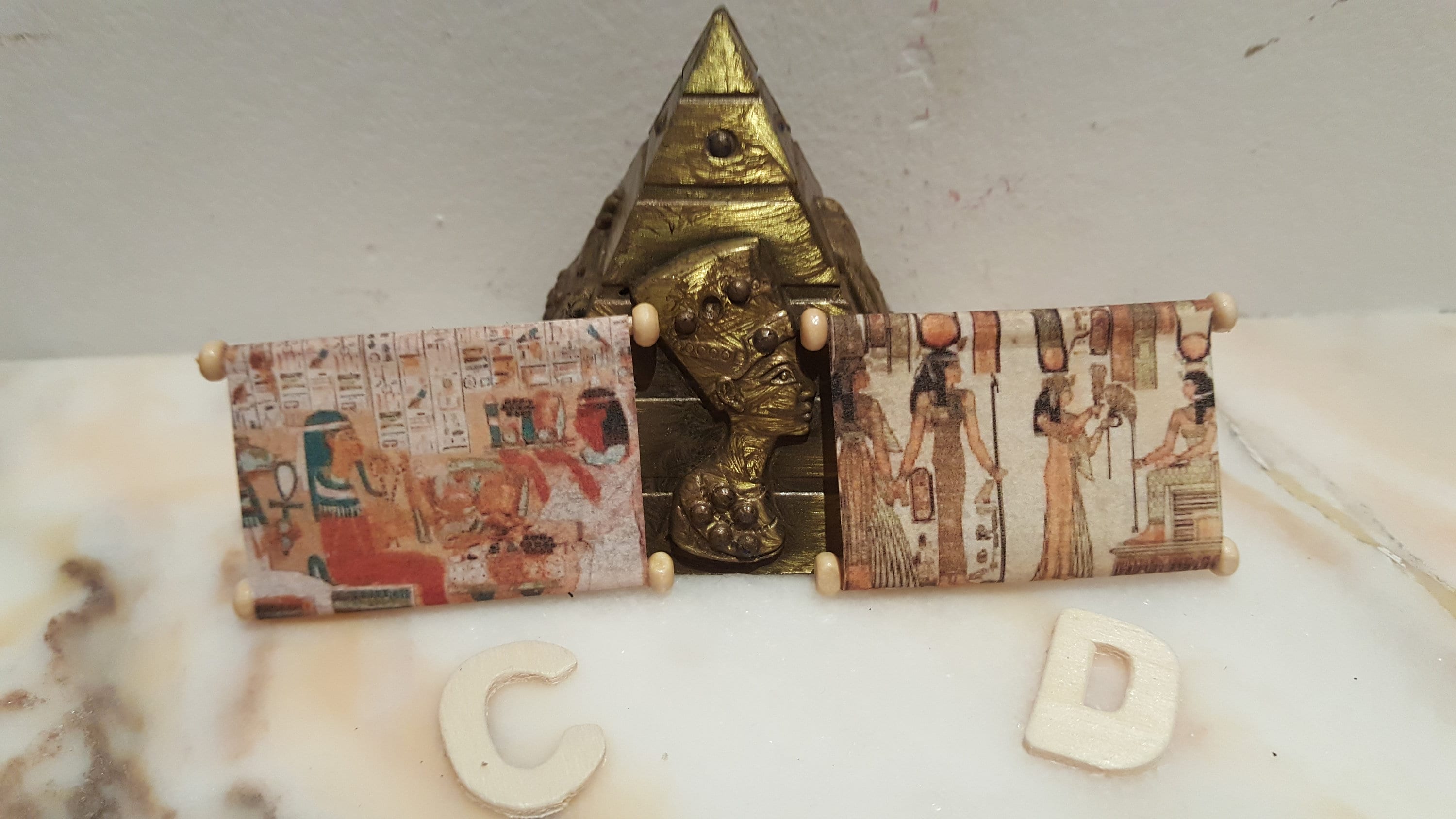 Dollhouse Scroll Egyptian, Miniature Archeology, Ancient Egypt, 1:12 ...