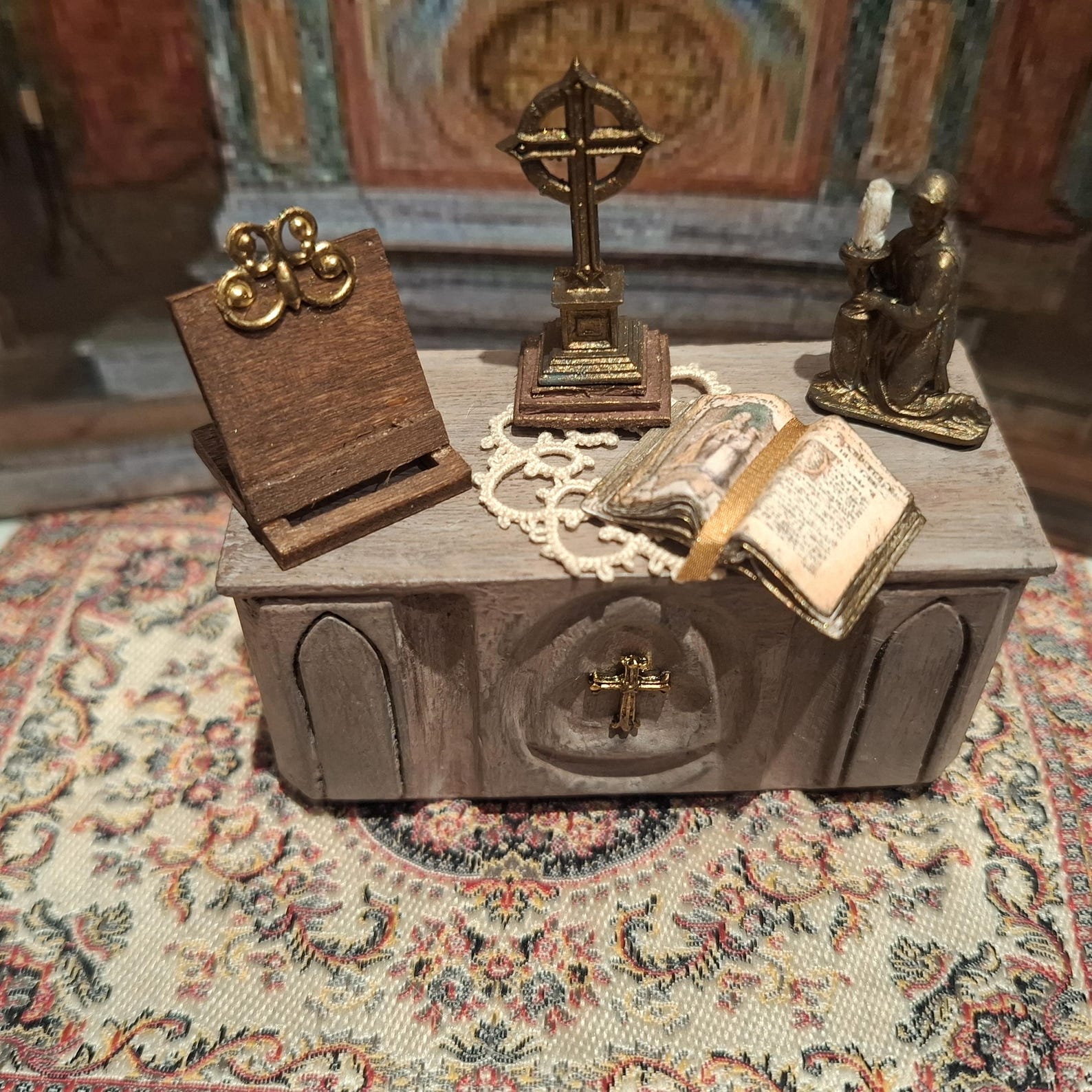 Dollhouse Altar, Miniature Religious Objects, 1:24 Scale - Etsy