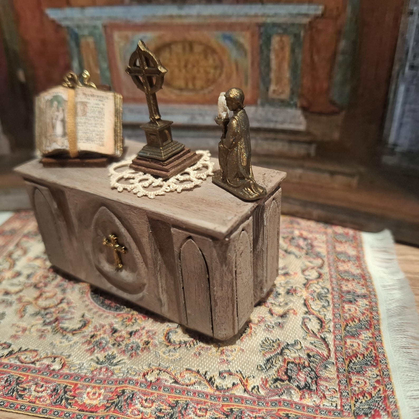 Dollhouse Altar, Miniature Religious Objects, 1:24 Scale - Etsy