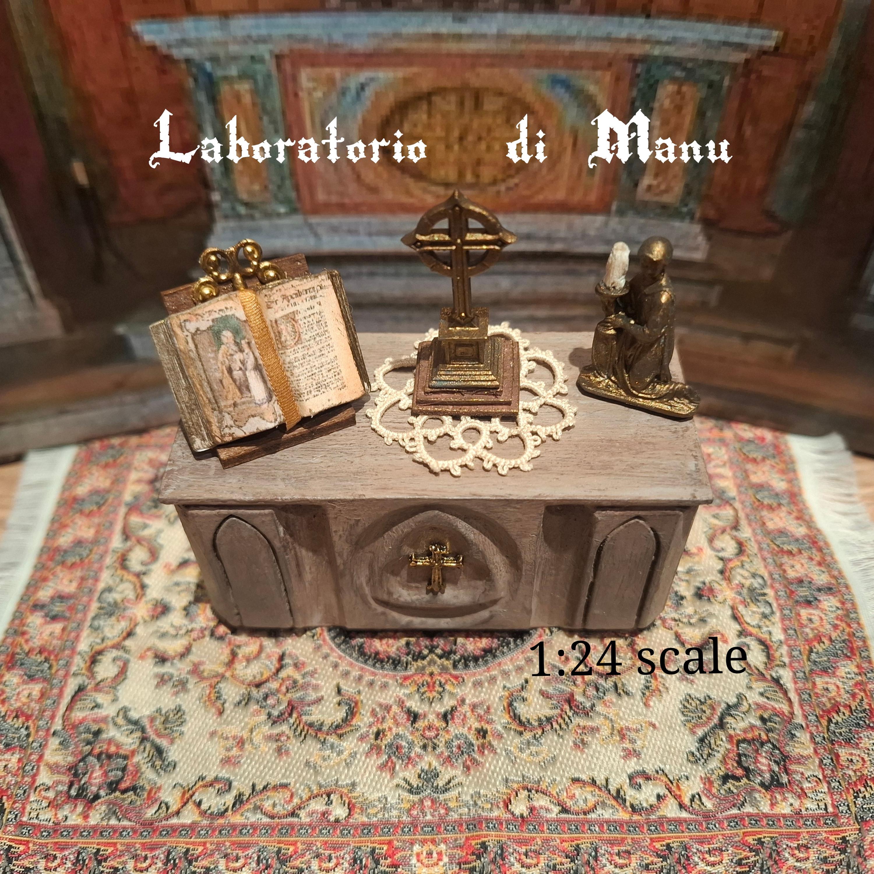 Dollhouse Altar, Miniature Religious Objects, 1:24 Scale - Etsy