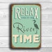 RELAX You're On RIVER TIME Sign Vintage style River Time | Etsy