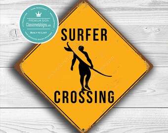Surfing sign | Etsy