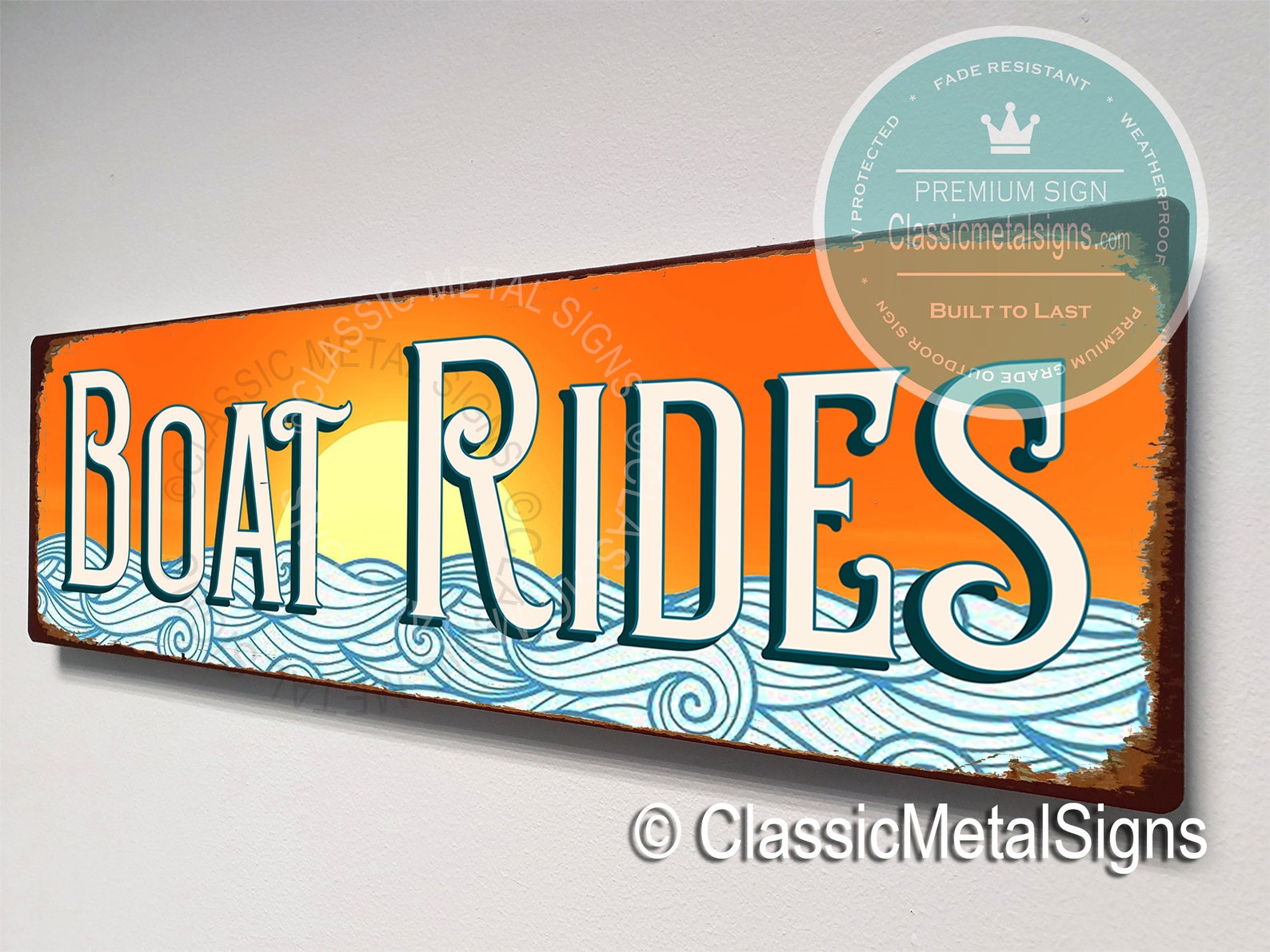 BOAT RIDES SIGN for Lake House Boat Rides Sign Outdoor - Etsy