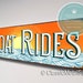 BOAT RIDES SIGN for Lake House Boat Rides Sign Outdoor - Etsy