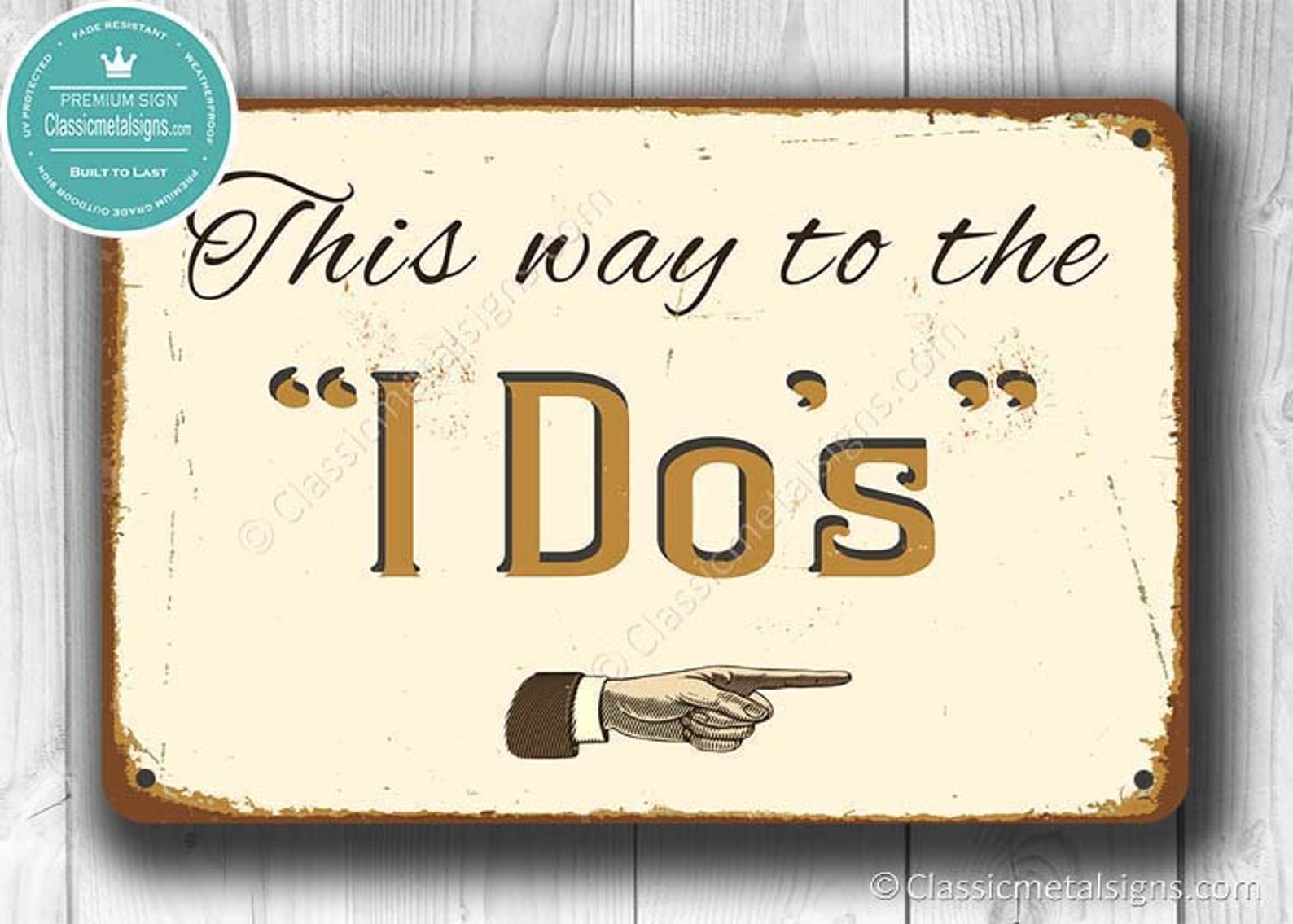 WEDDING RECEPTION SIGN Wedding Sign I Do Sign Wedding - Etsy