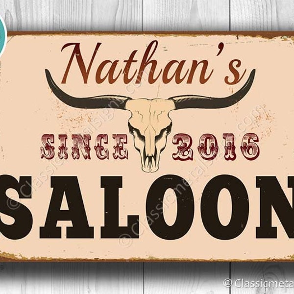 Saloon Sign - Etsy