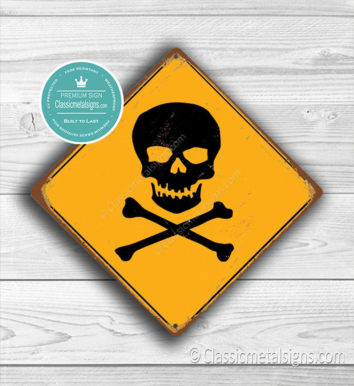 DANGER SIGN WARNING Sign Danger Signs Warning Signs Skull | Etsy