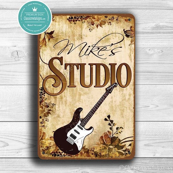 Vintage Guitar Signs - Etsy