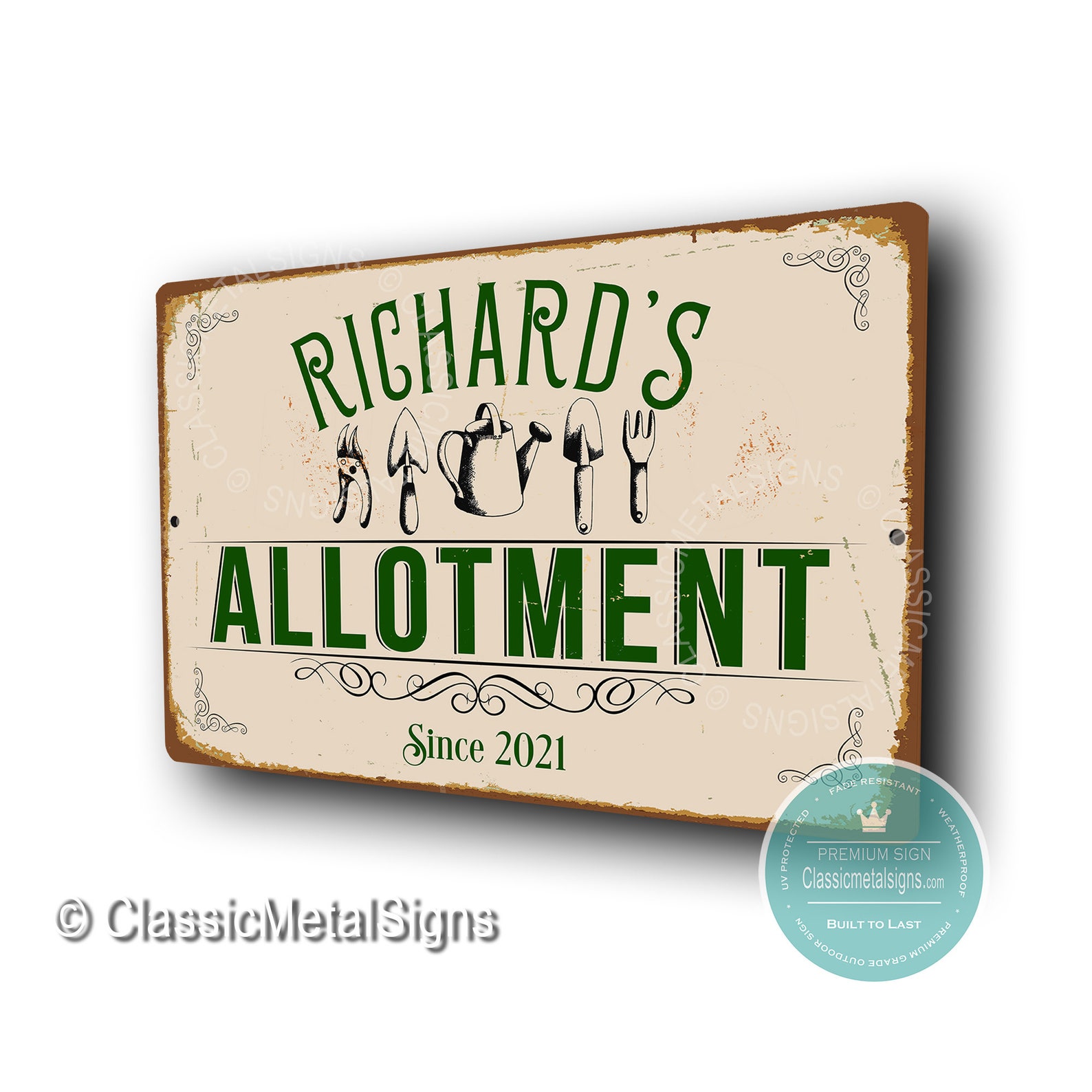 ALLOTMENT SIGN Personalized Allotment Sign Outdoor Signs - Etsy