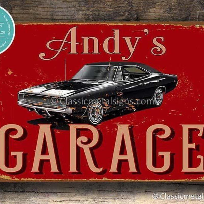 Vintage Dodge Car Sign - Etsy