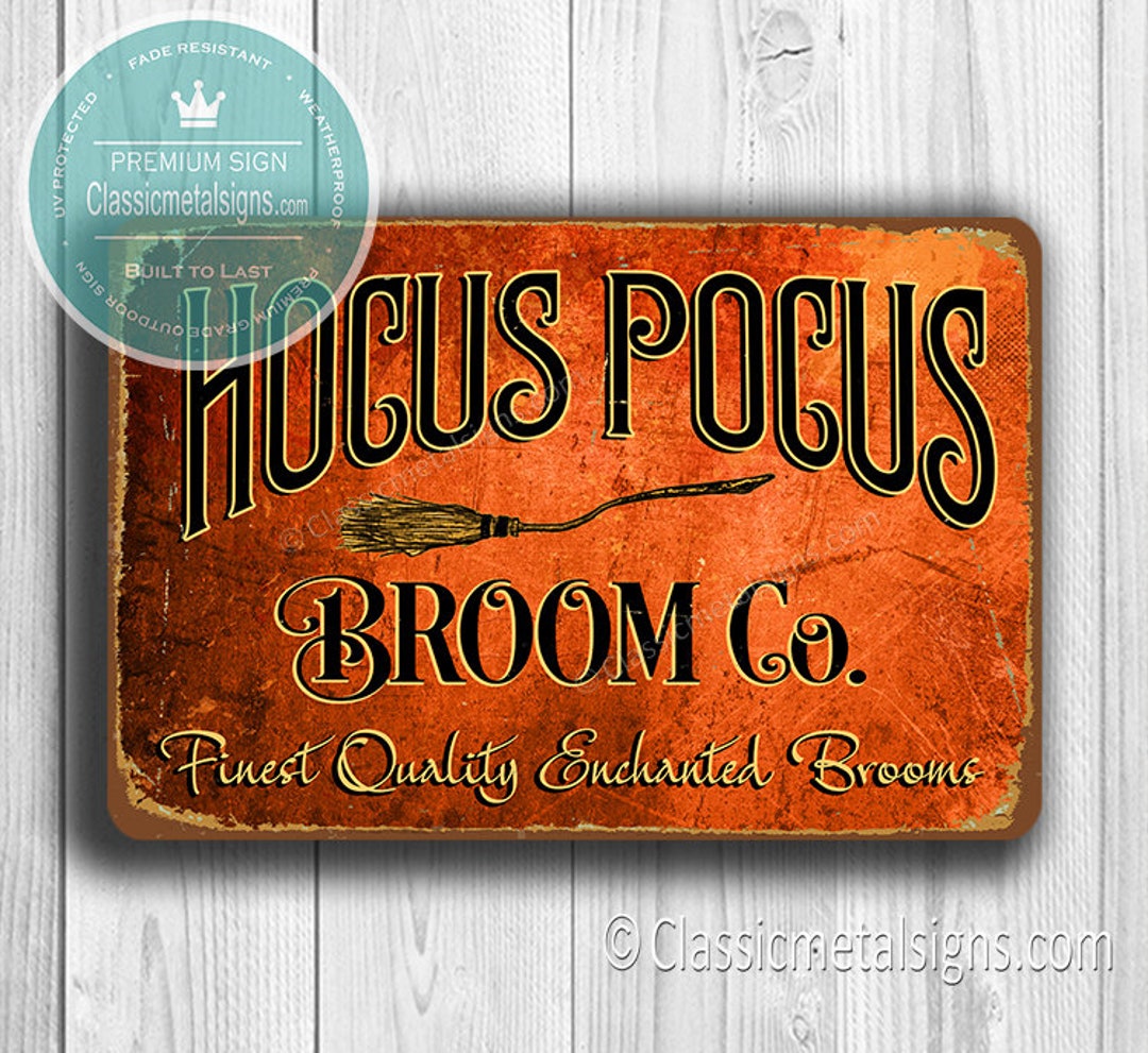 HOCUS POCUS SIGN, Halloween Signs, Vintage Style Hocus Pocus Sign ...