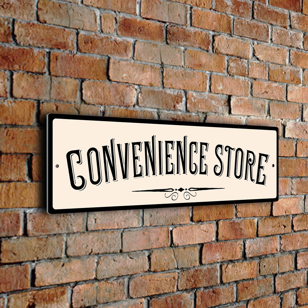 CONVENIENCE STORE Sign, Classic Style Convenience Store Sign With UV ...